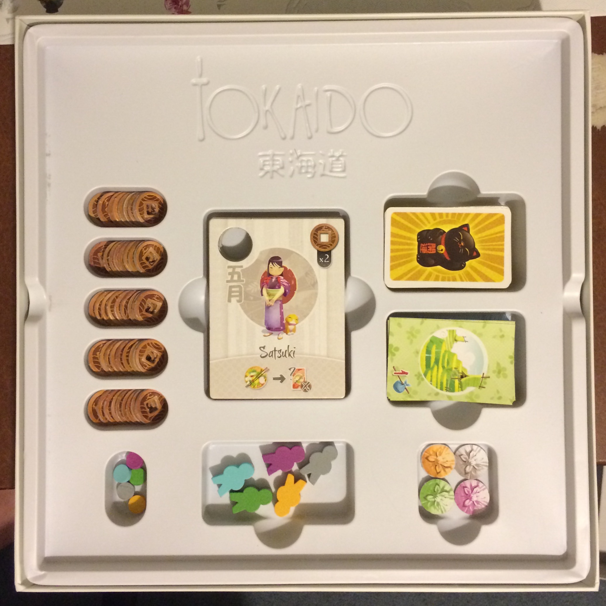 Traveler tiles don't fit in insert? | Tokaido