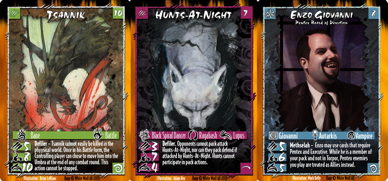 Rage card frame update and rework | Rage