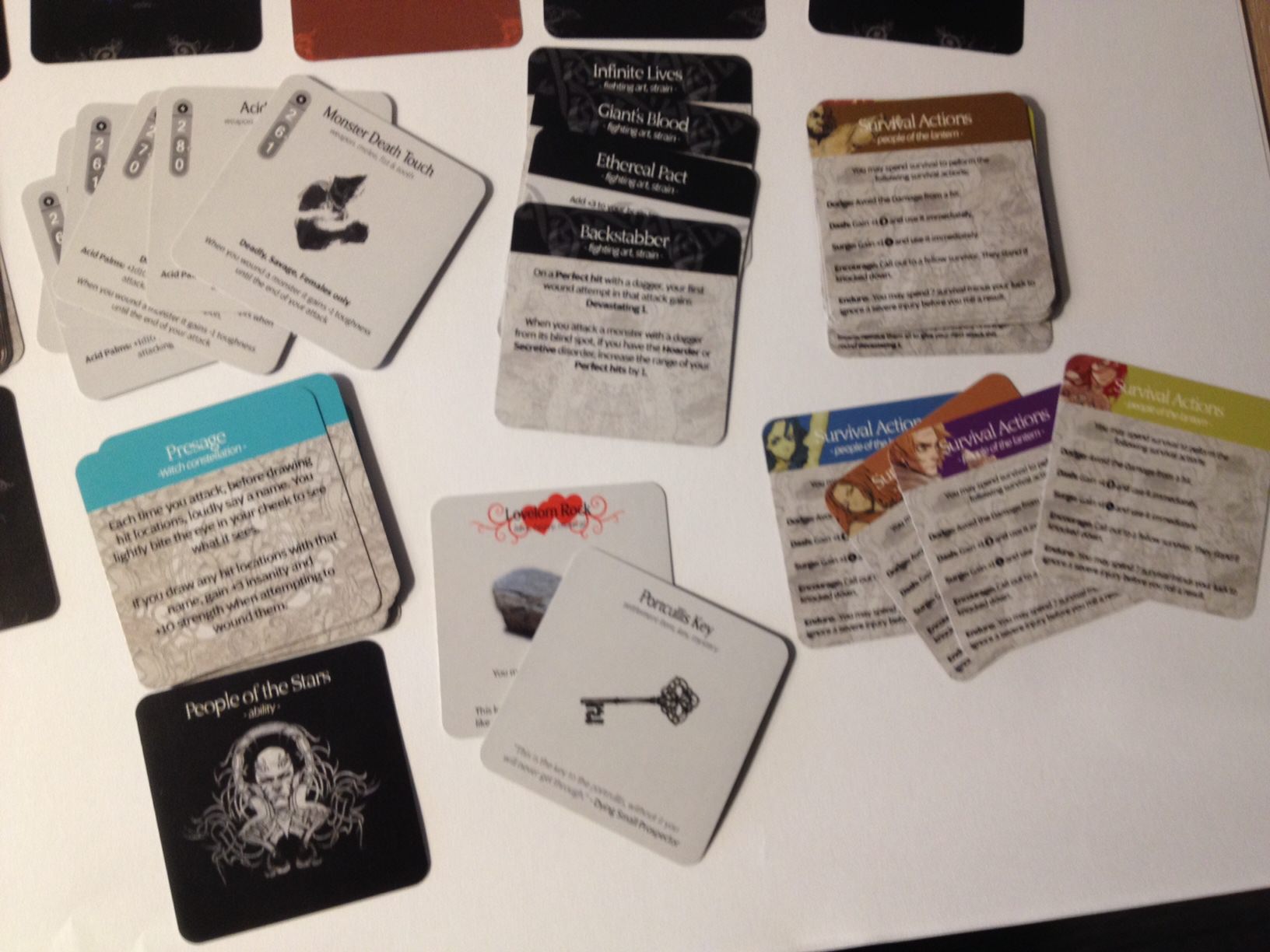 Fen's KDM Reference Cards | Kingdom Death: Monster