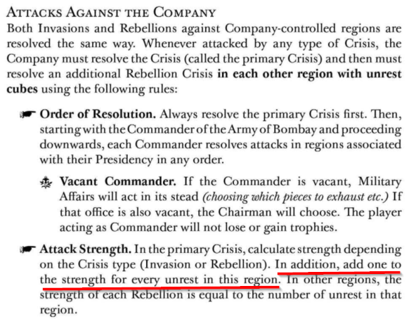Foreign Invasion Strength | John Company: Second Edition