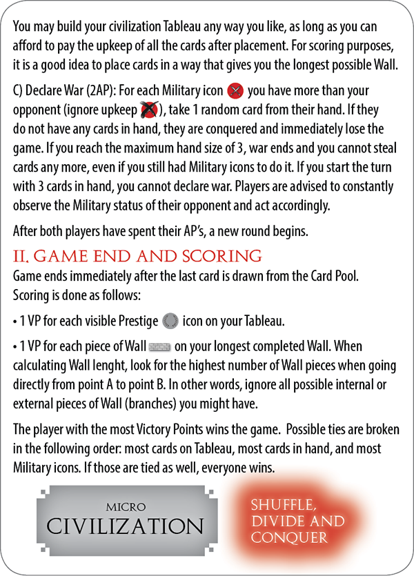 [WIP] Micro Civilization [18 Card Microgame Contest]