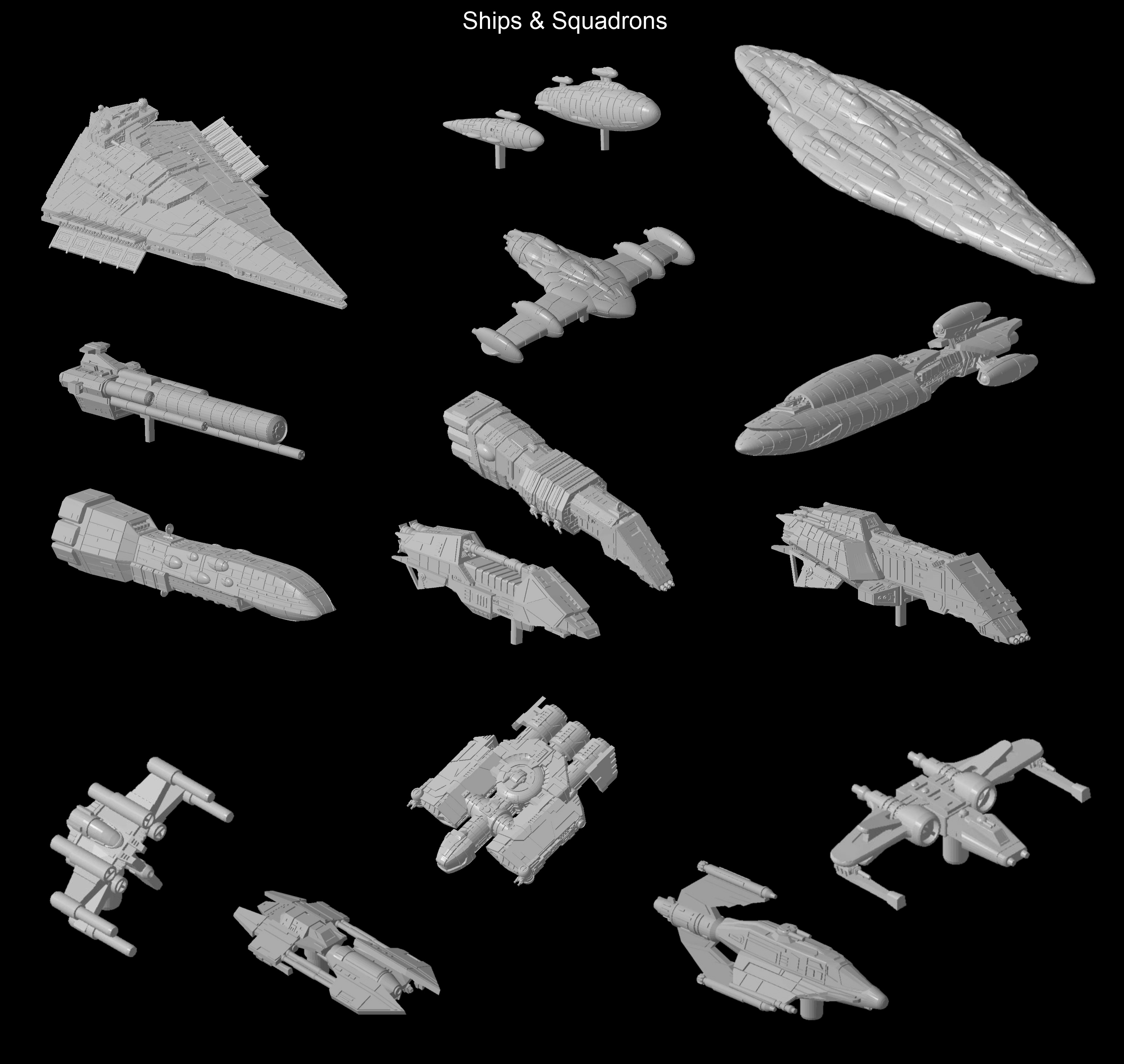 Space station, Satellite & more | Star Wars: Armada