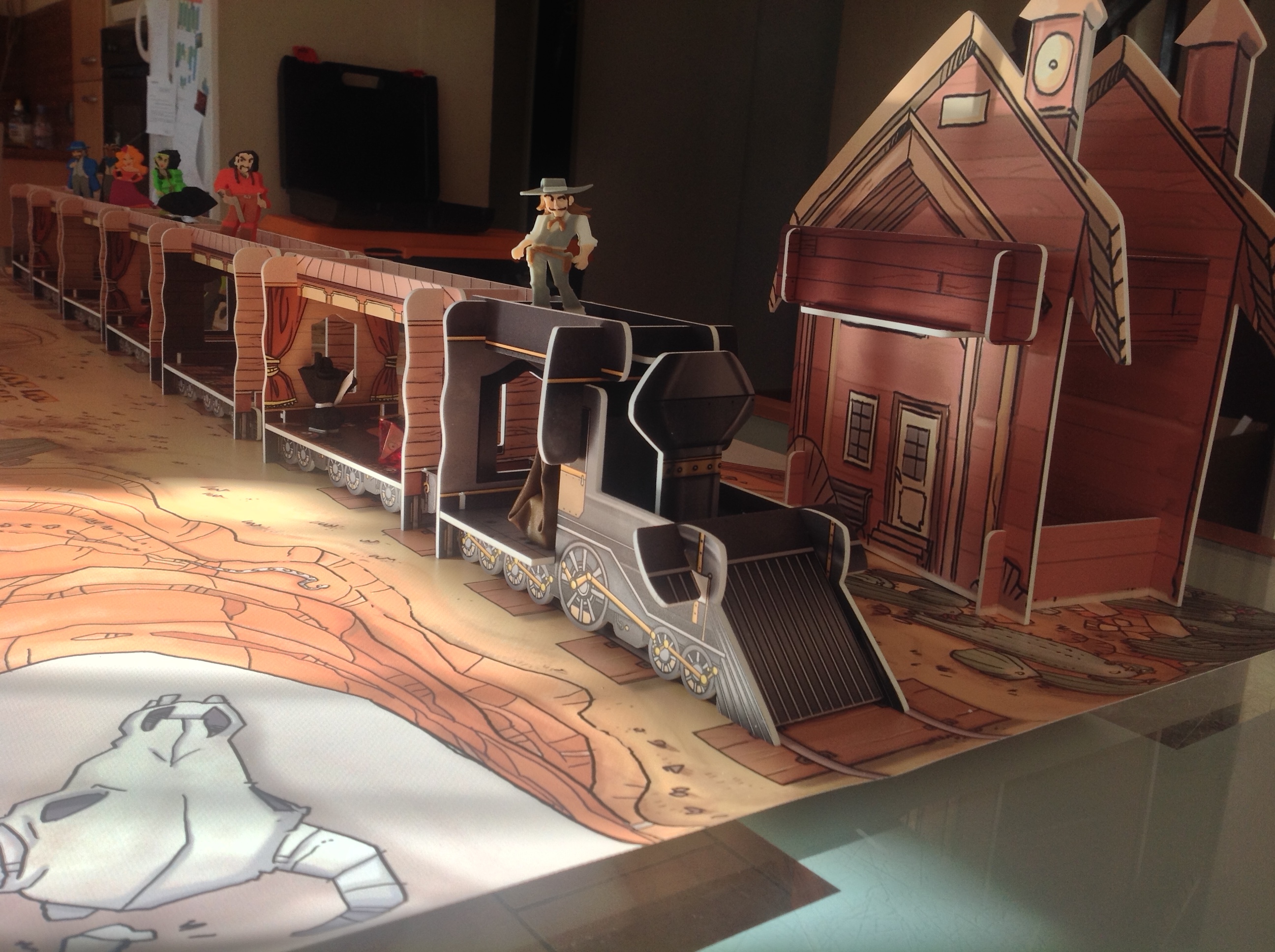 Awesome over-sized Colt Express | Colt Express | BoardGameGeek