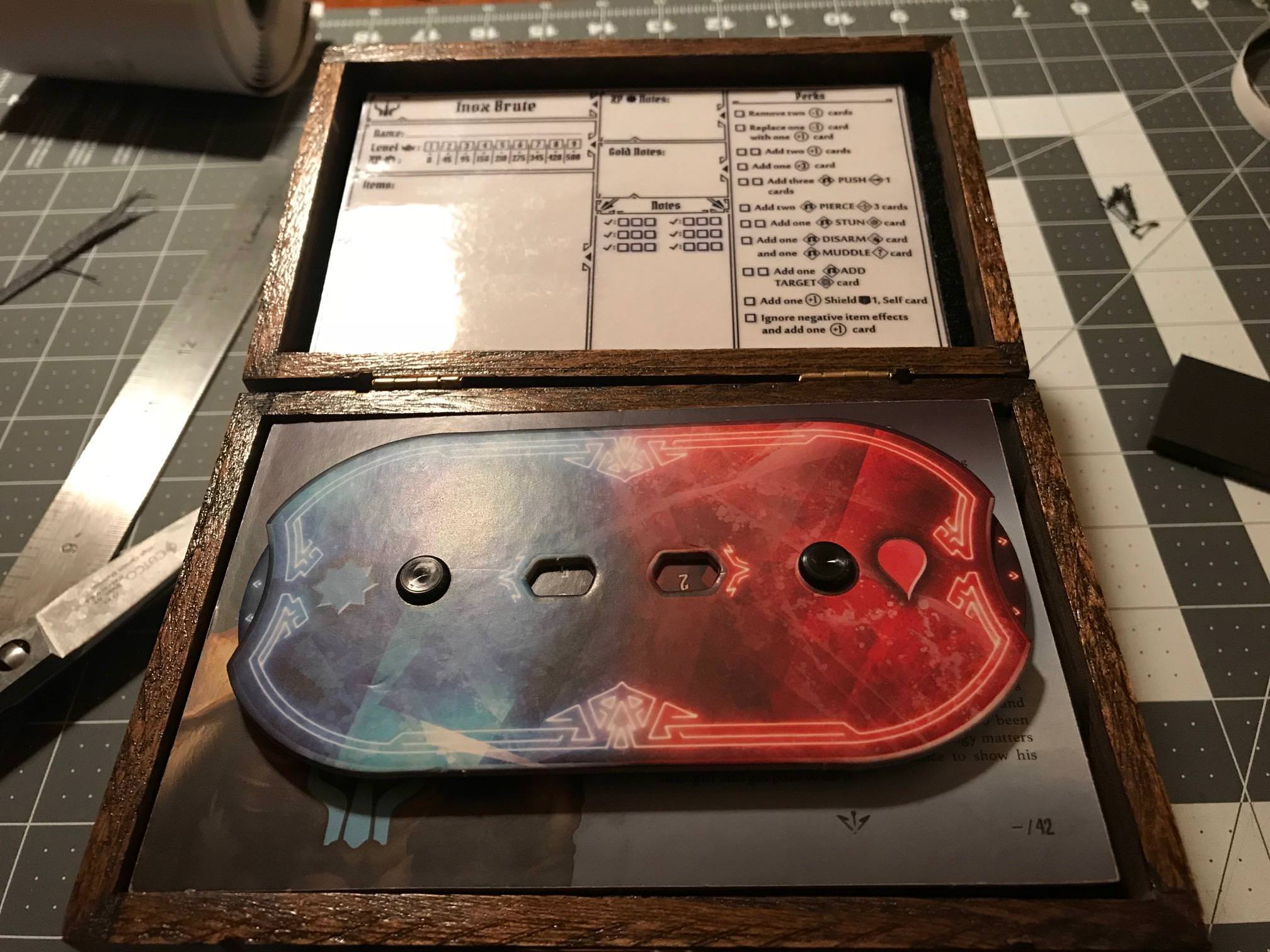 Custom "Treasure Chest" player box! (Finished!!) | Gloomhaven