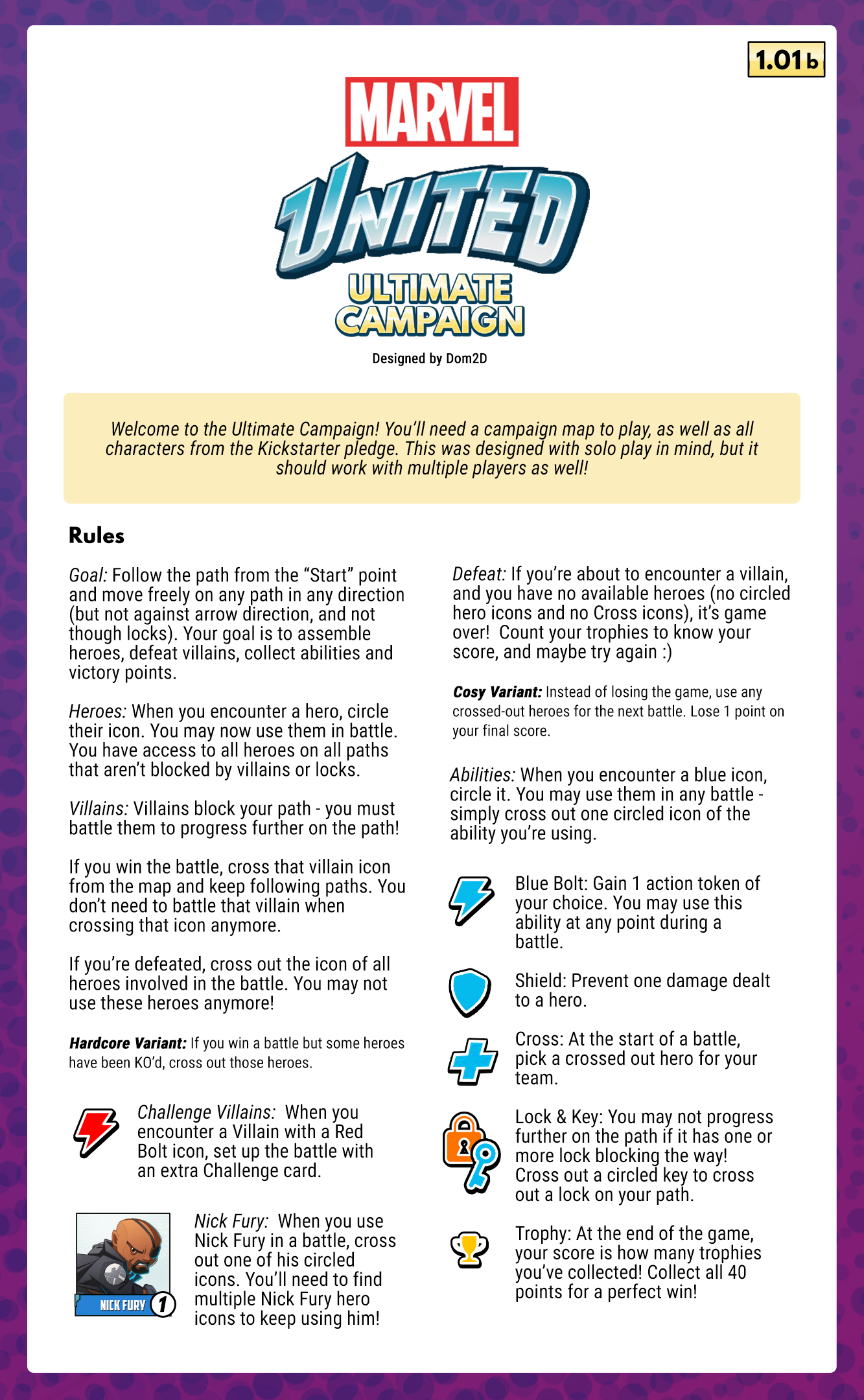 Ultimate Campaign Map & Rules! | Marvel United
