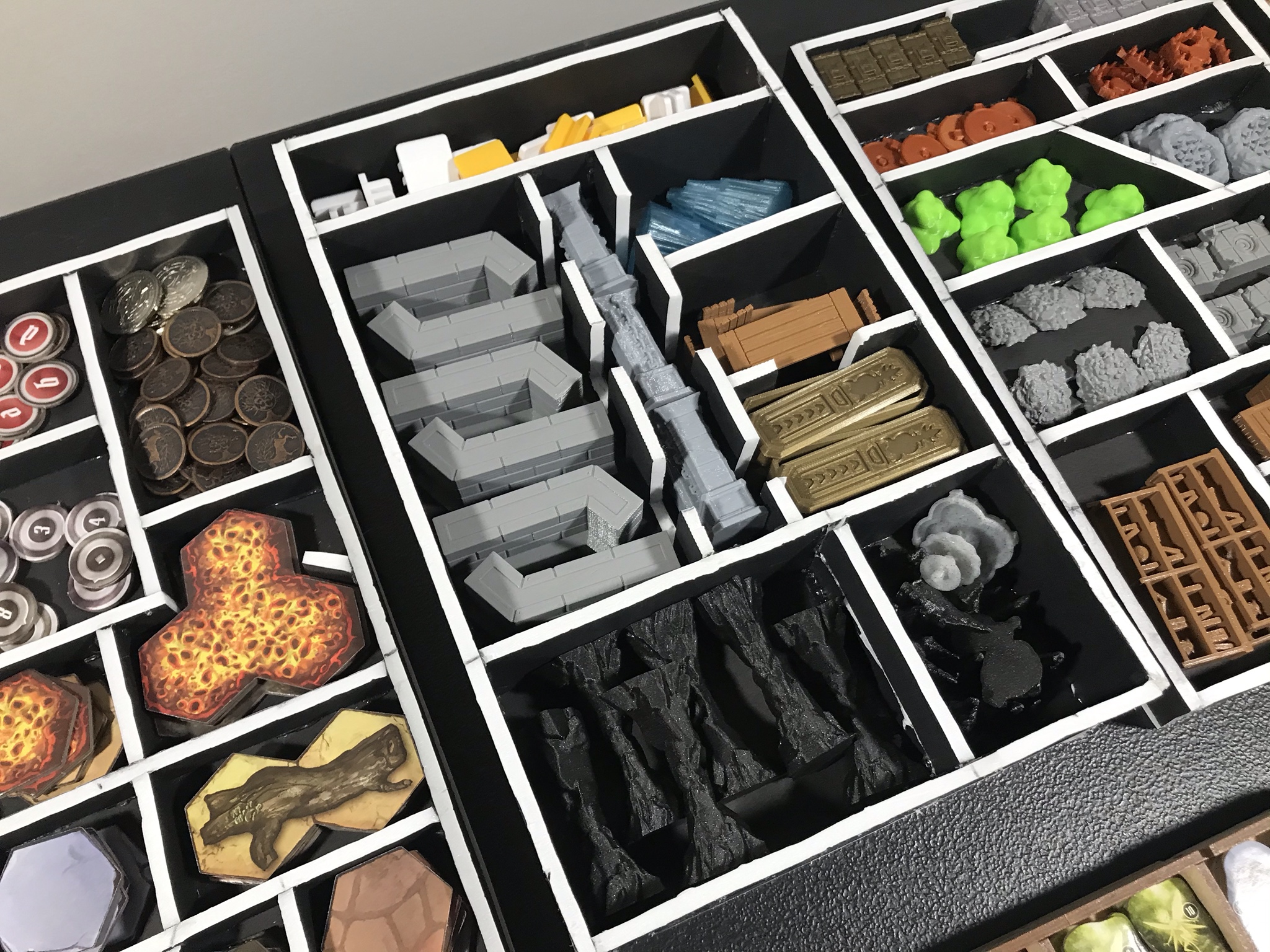 Storage solution: Gloomhaven w/ 3d printed terrain, doors, minus Helper ...