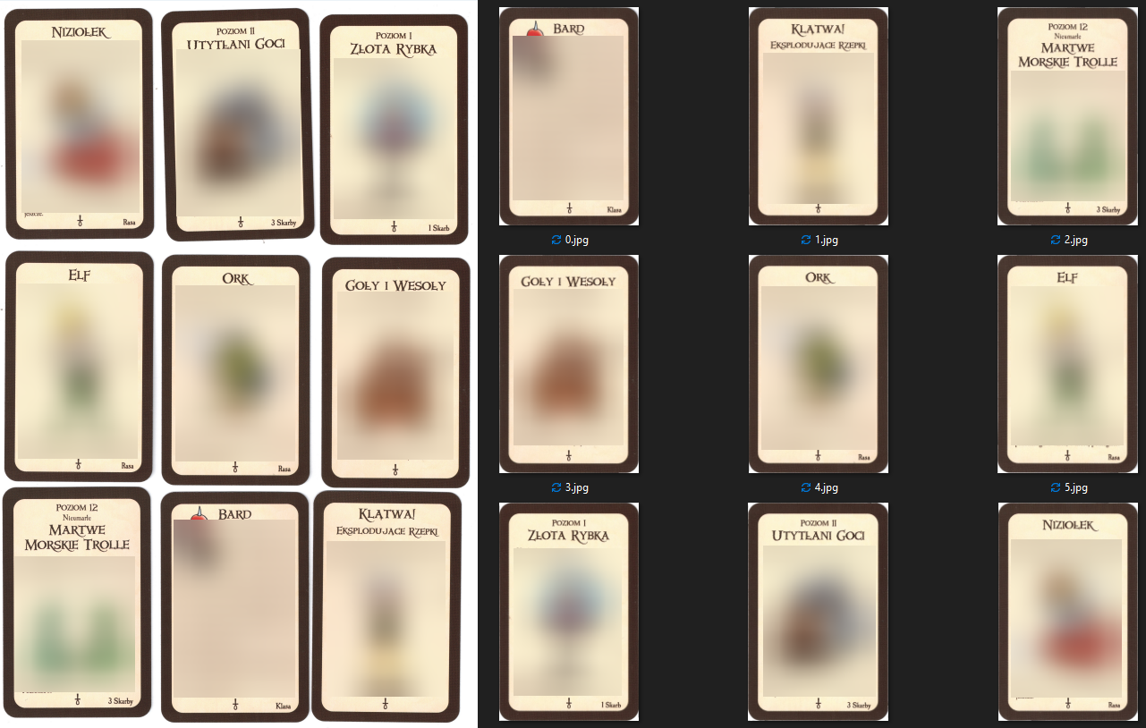 Advice for scanning game cards