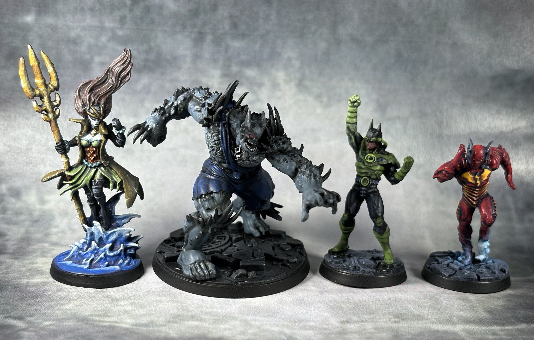 Painted Dark Nights Metal expansions | Zombicide: 2nd Edition