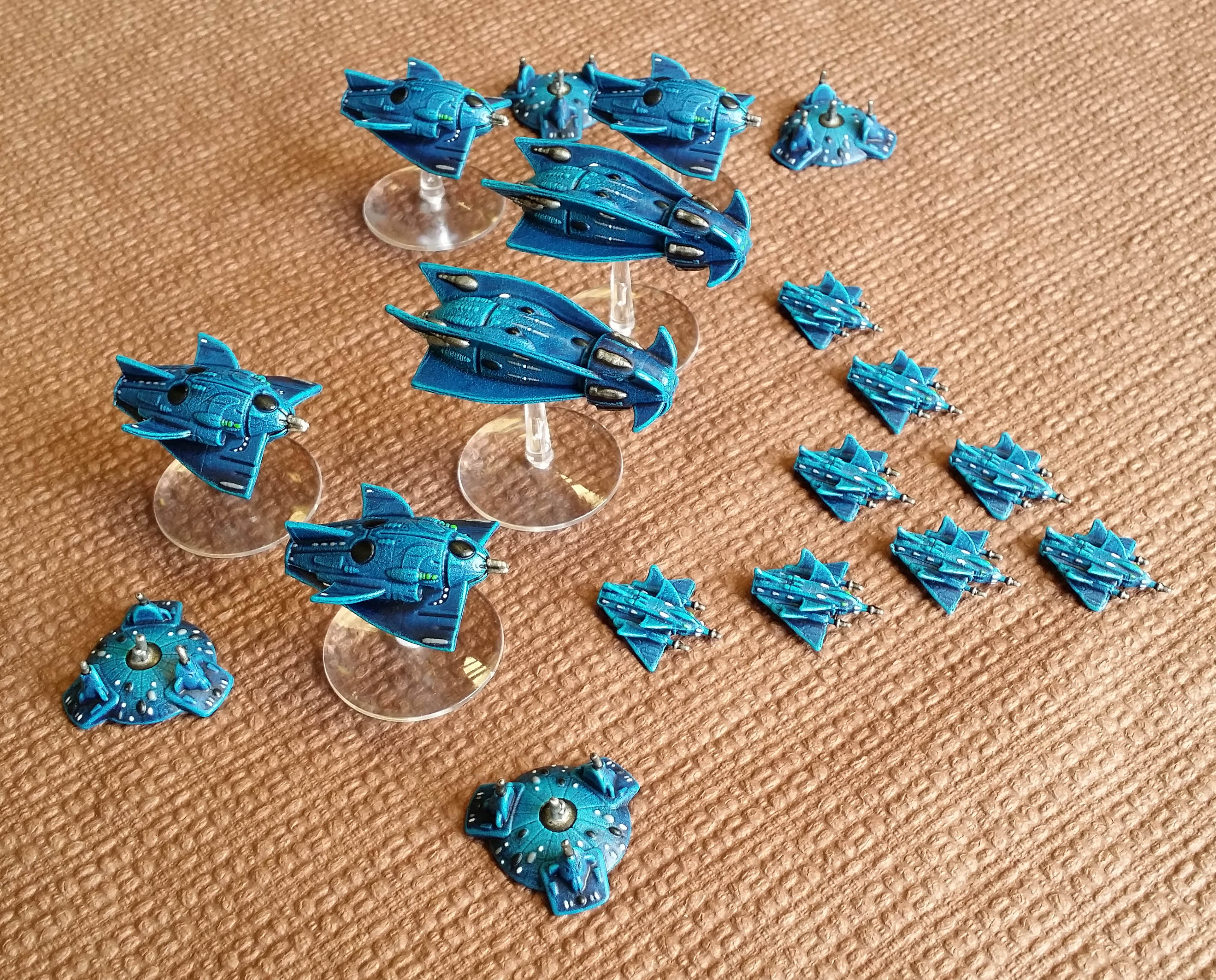 Maruk's Hydran Progress painted fleet (Ship pack one) | Eclipse: New ...