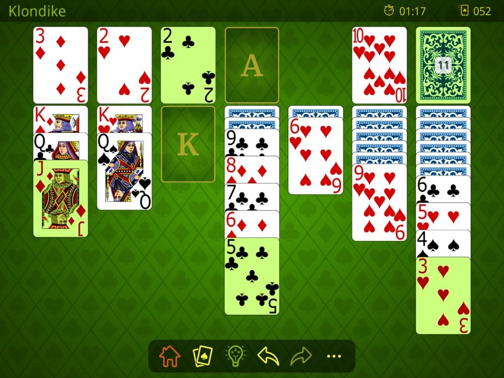 If you like playing Solitaire, here's a free new app that's really good ...
