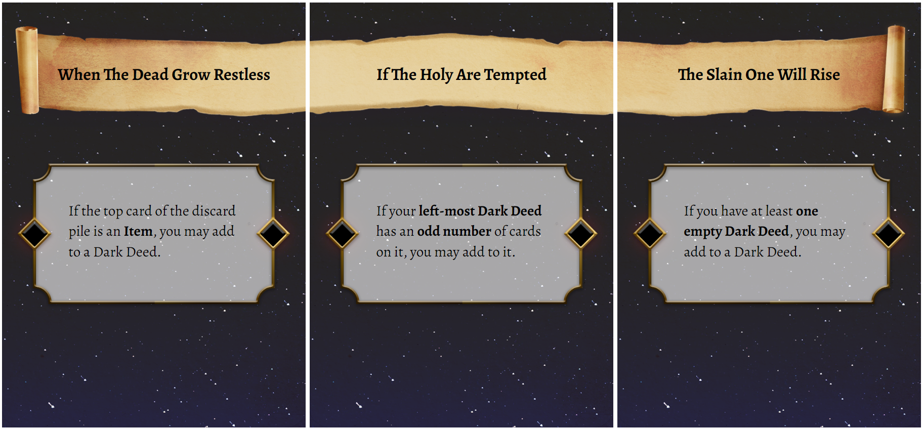 [WIP] Dark Prophecies - Black magic competitive game using only cards ...