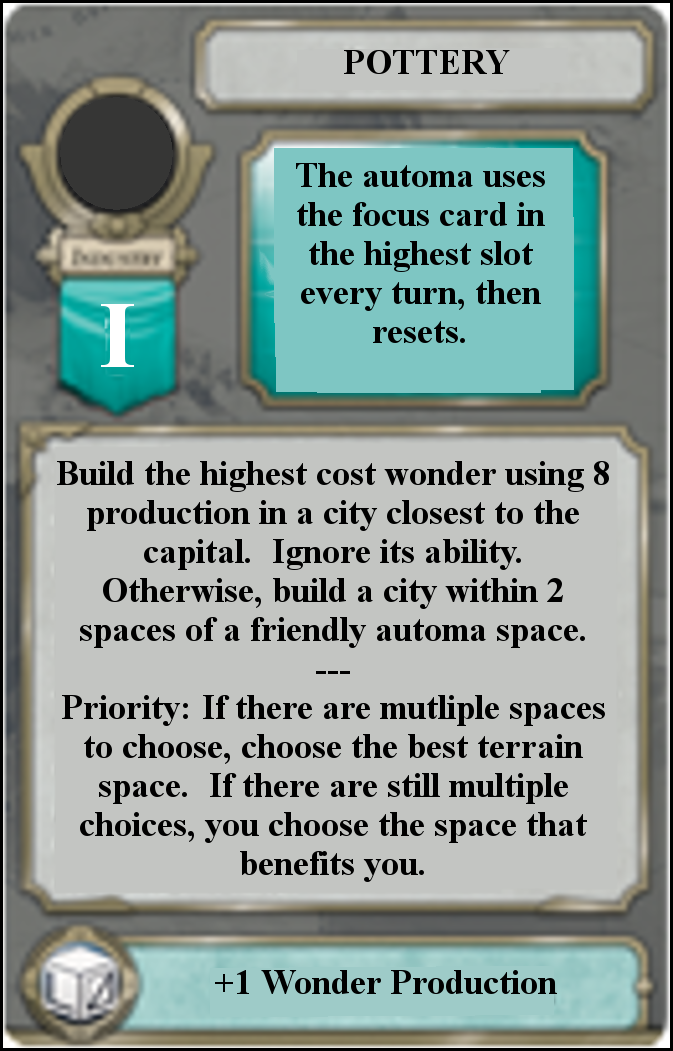 Automa solitaire cards and variants (first draft) | Civilization: A New ...