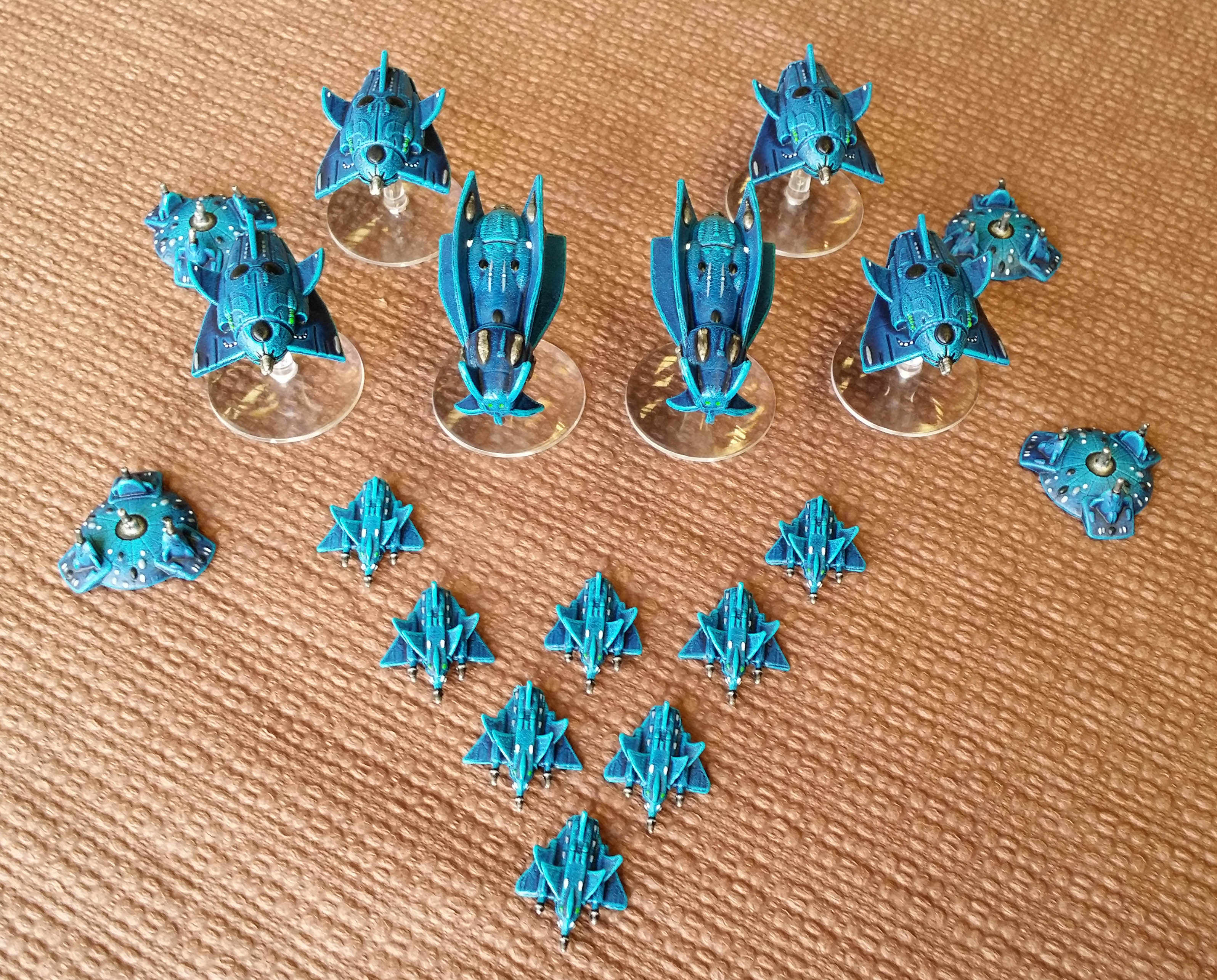 Maruk's Hydran Progress painted fleet (Ship pack one) | Eclipse: New ...