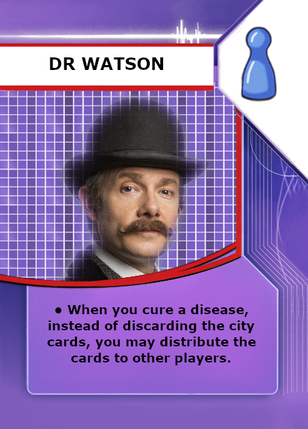Pandemic - Fictional Doctors Version Two (A fan expansion) | Pandemic