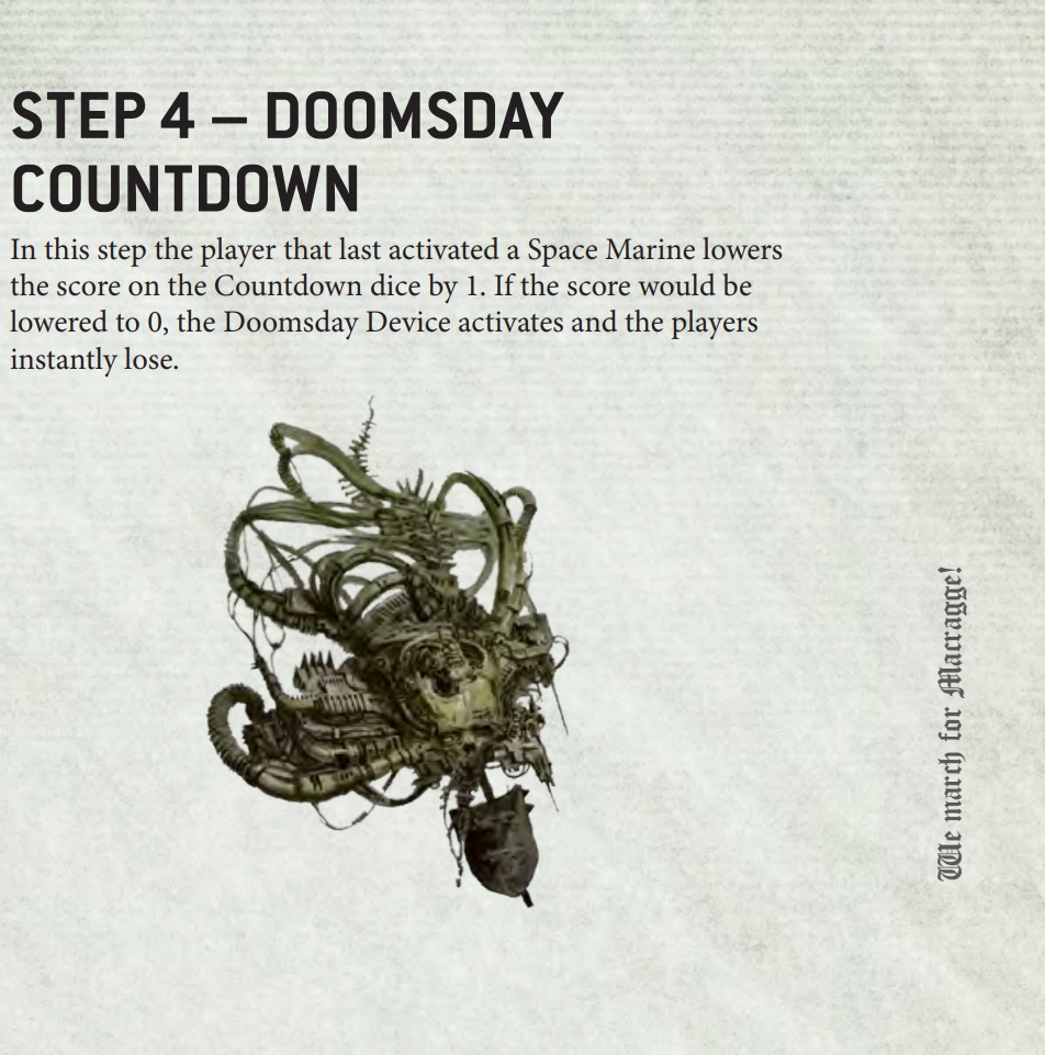 Doomsday Countdown and deactivation | Space Marine Adventures: Doomsday ...
