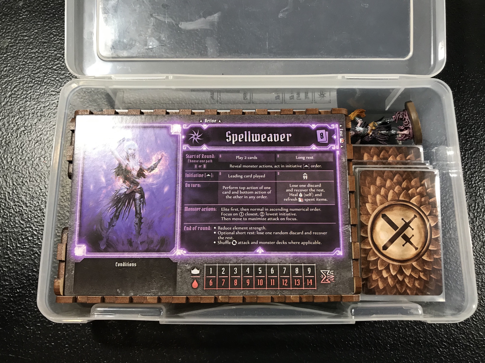 Storage solution: Gloomhaven w/ 3d printed terrain, doors, minus Helper ...