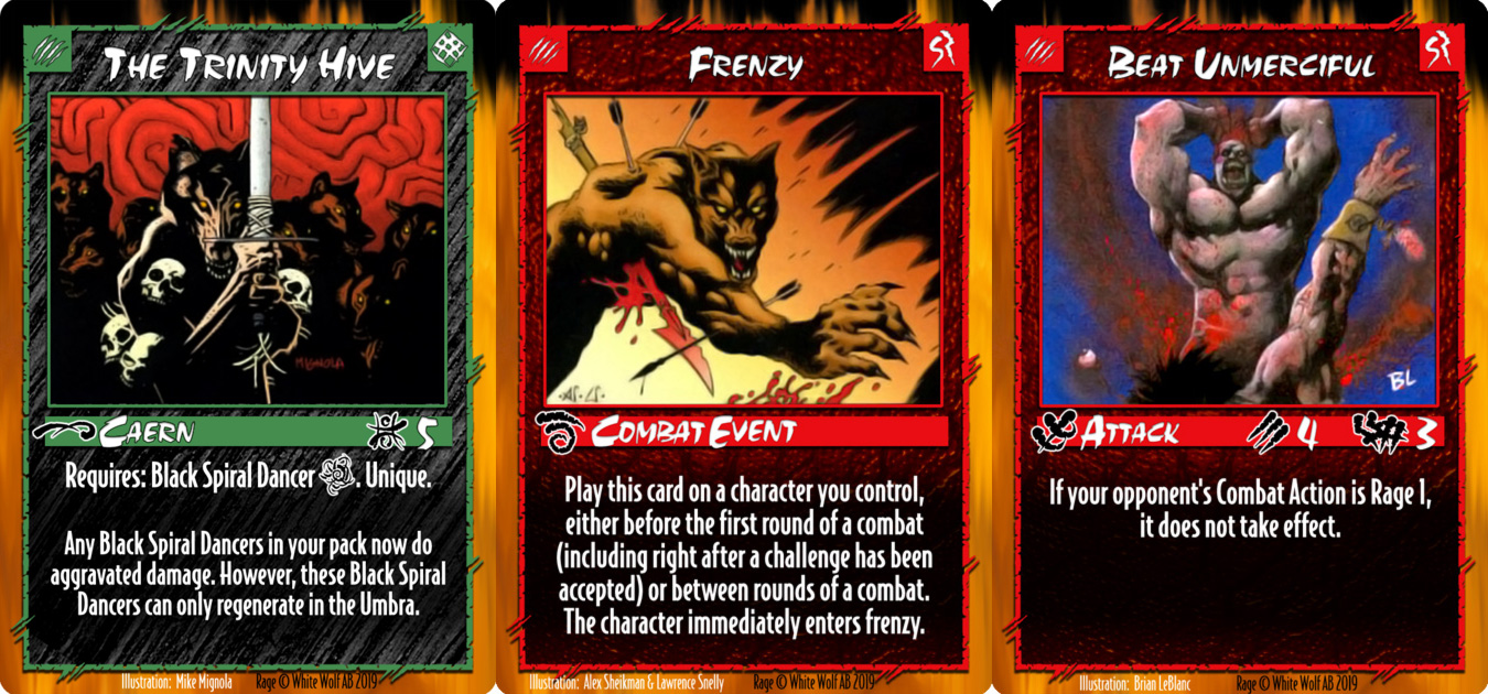 Rage card frame update and rework | Rage
