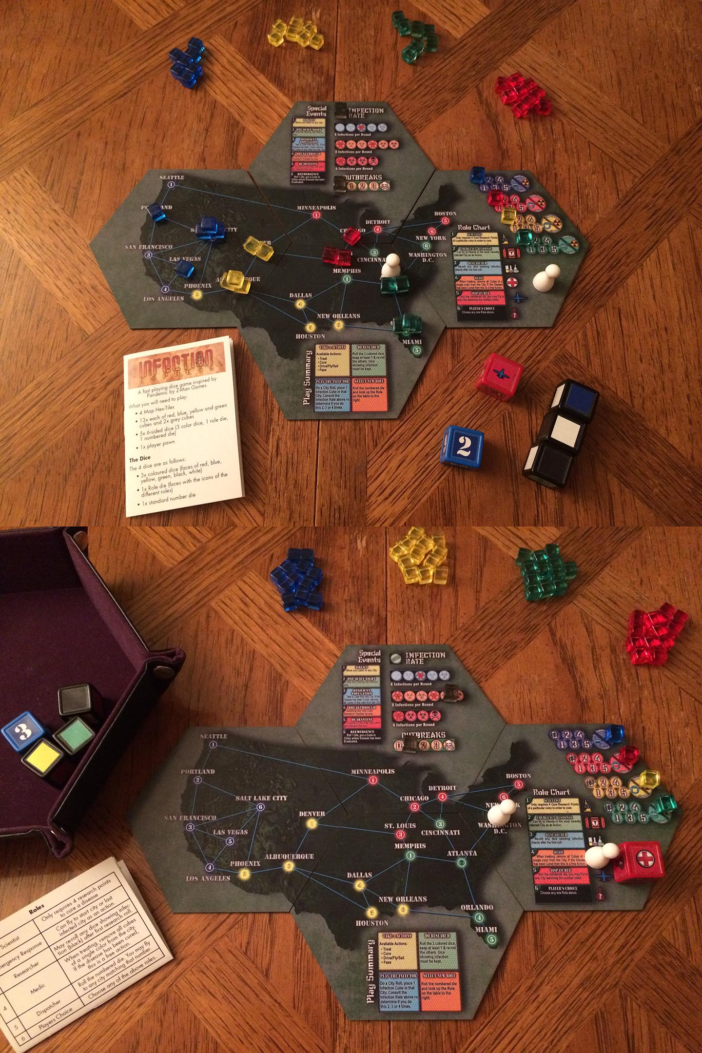 PnP Games I've Made with Game Prototyping Sites