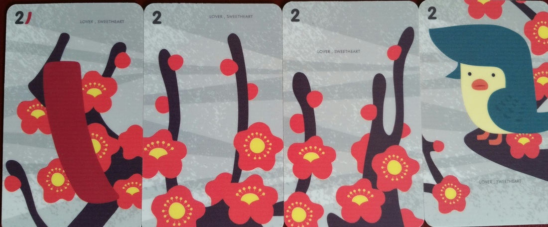 Hanafuda Suits: February | Moon Rabbit Hanafuda | VideoGameGeek