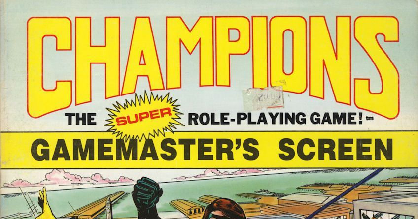 Gamemaster's Screen for Champions (3rd Edition) | RPG Item | RPGGeek
