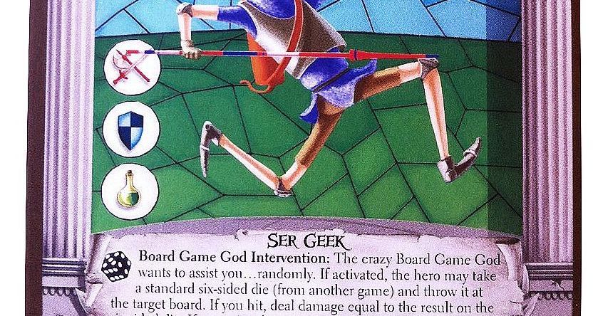 Dungeon Fighter: Ser Geek Bonus Card | Board Game | BoardGameGeek