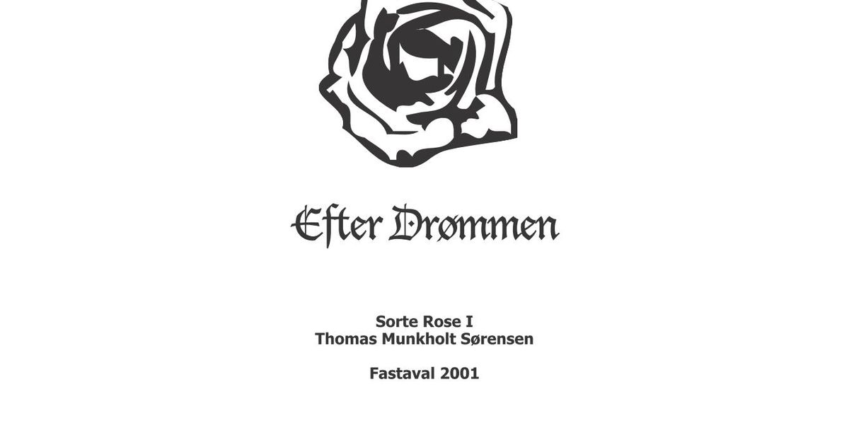 Sorte Rose 1: Efter Drømmen | RPG Item | BoardGameGeek