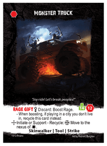 Apocrypha Adventure Card Game: Monster Truck Promo Card | Board Game ...