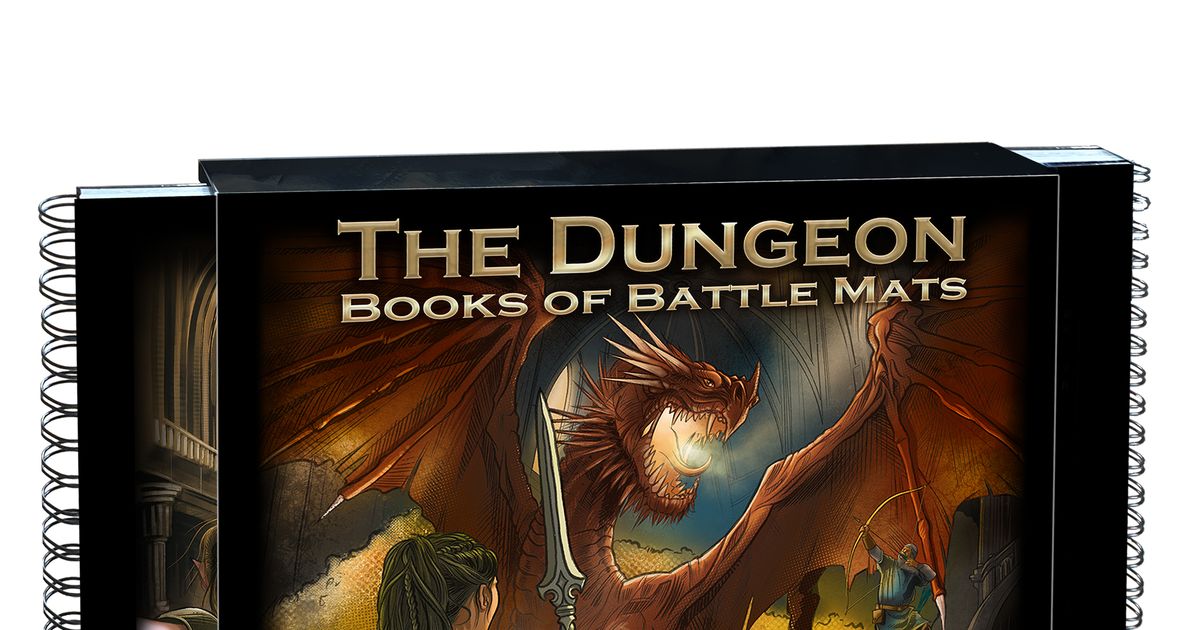 The Dungeon Books of Battle Mats | RPG Item | RPGGeek