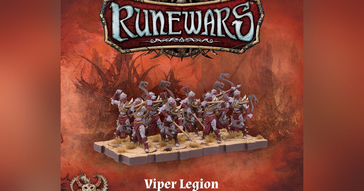 Runewars Miniatures Game: Viper Legion – Unit Expansion | Board Game ...