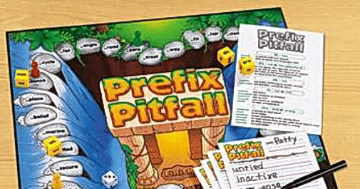 Prefix Pitfall Vocabulary Game | Board Game | BoardGameGeek