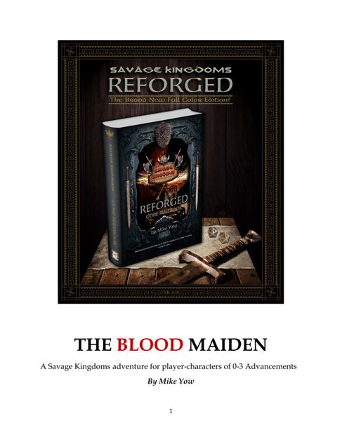 The Blood Maiden: Reforged | RPG Item | RPGGeek