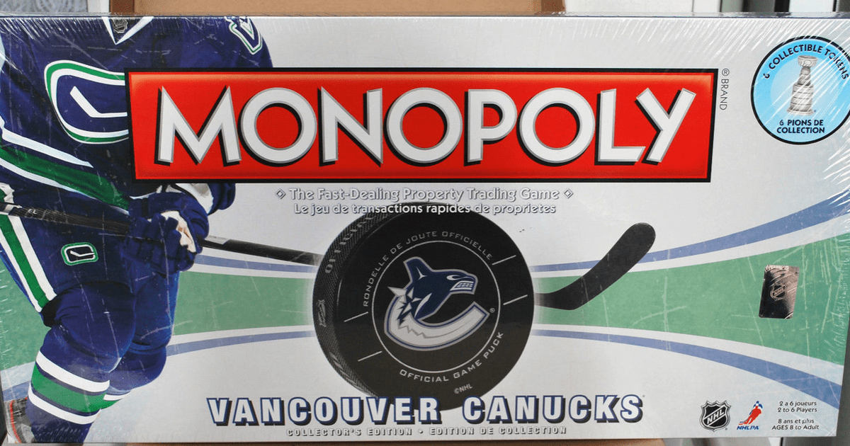 Monopoly: Vancouver Canucks | Board Game | BoardGameGeek