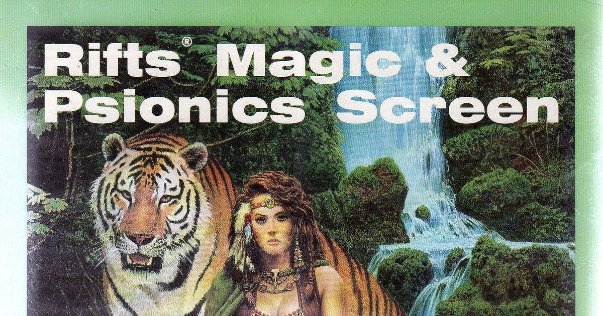 Rifts Magic & Psionics Screen | RPG Item | RPGGeek