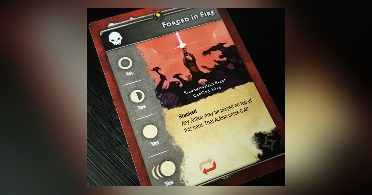 Myth: Forged in Fire Promo Card | Board Game | BoardGameGeek