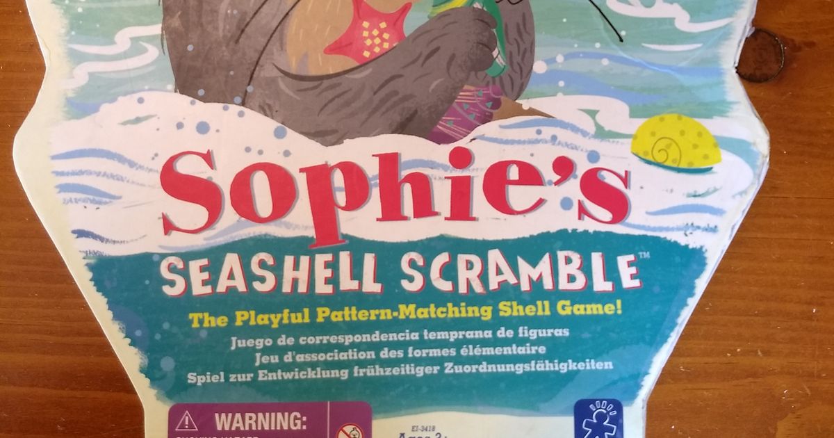 Sophie's Seashell Scramble | Board Game | BoardGameGeek