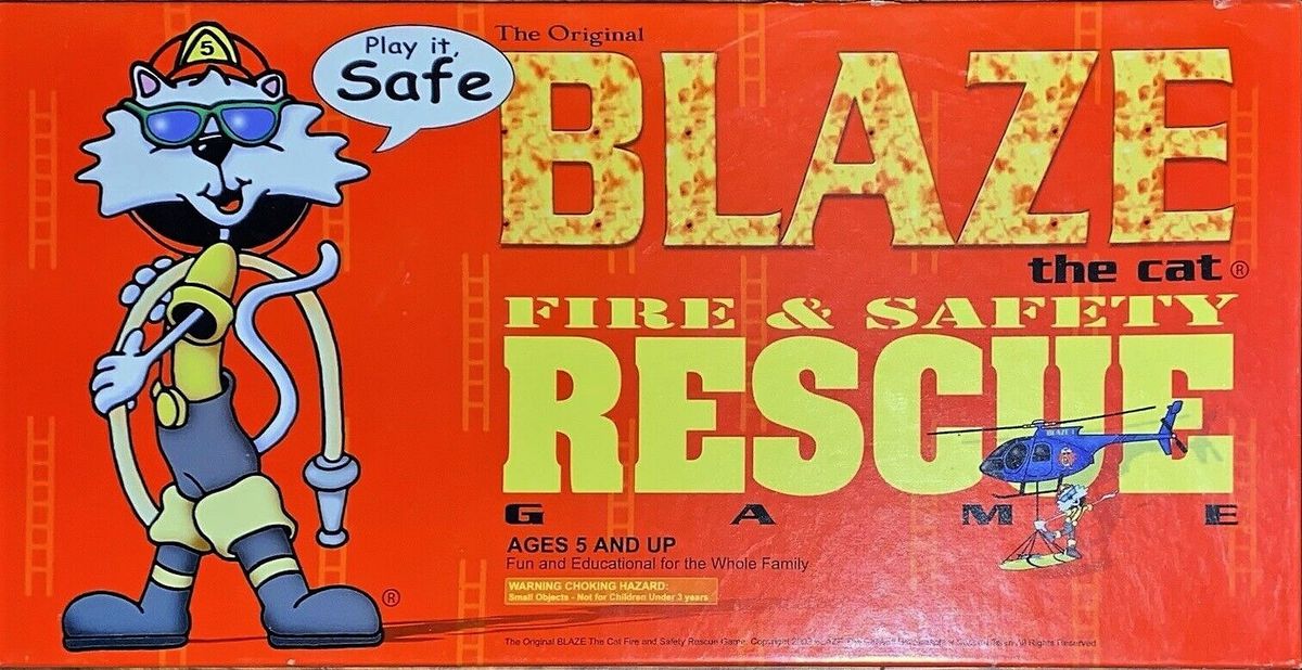 Blaze The Cat: Fire & Safety Rescue Game | Board Game | BoardGameGeek