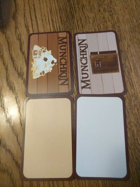 Munchkin: Blank Cards | Board Game Accessory | BoardGameGeek