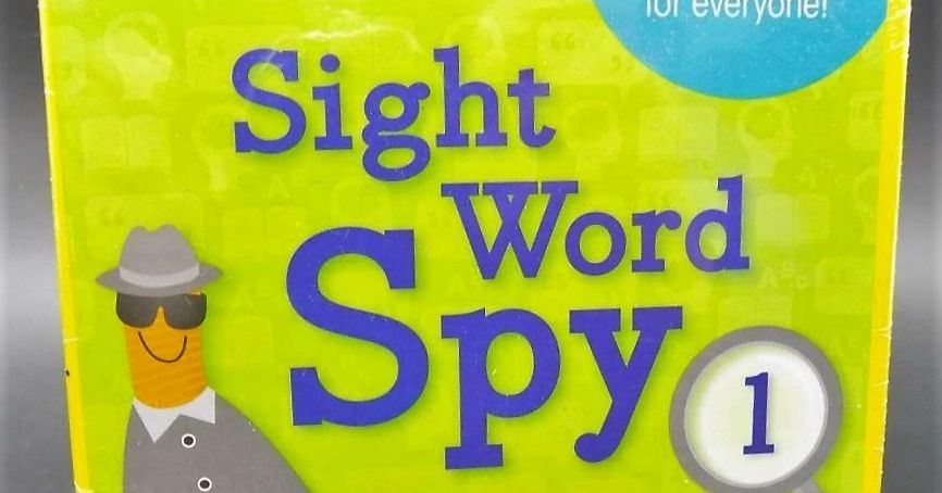 Sight Word Spy 1 | Board Game | BoardGameGeek