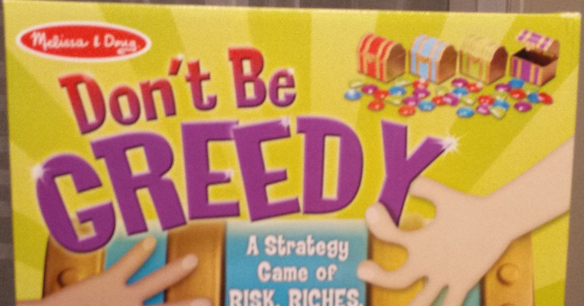 Don't be Greedy | Board Game | BoardGameGeek