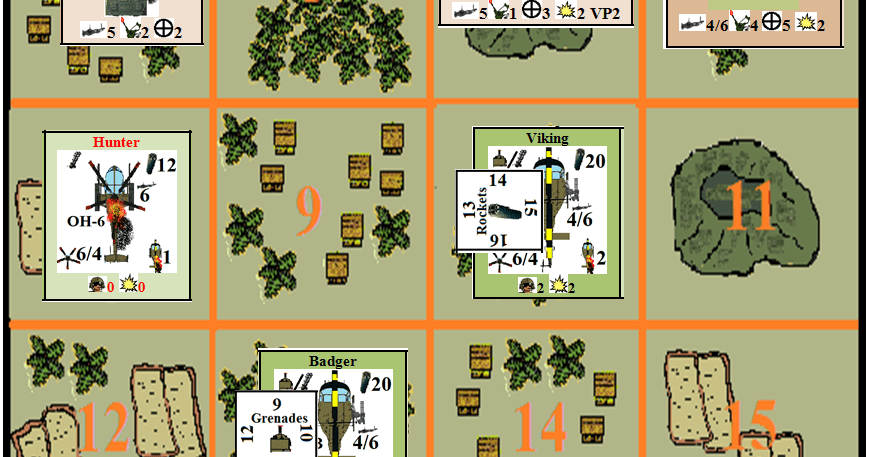 Gunship Platoon: A Solitaire Game of Helicopter Gunship Combat in ...