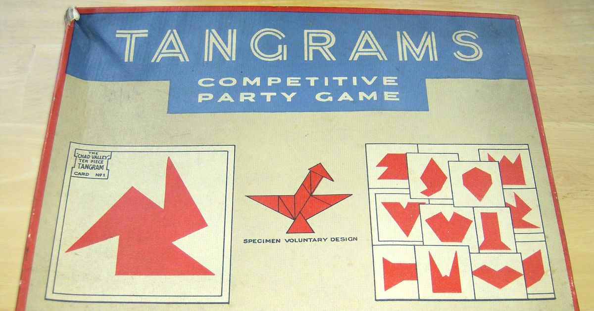 Tangrams Competitive Party Game | Board Game | BoardGameGeek