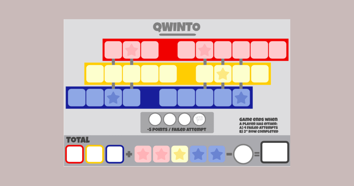 Remake: Qwinto 2 | Juegos Roll & Write | BoardGameGeek