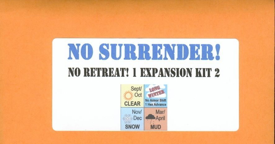 No Surrender! | Board Game | BoardGameGeek