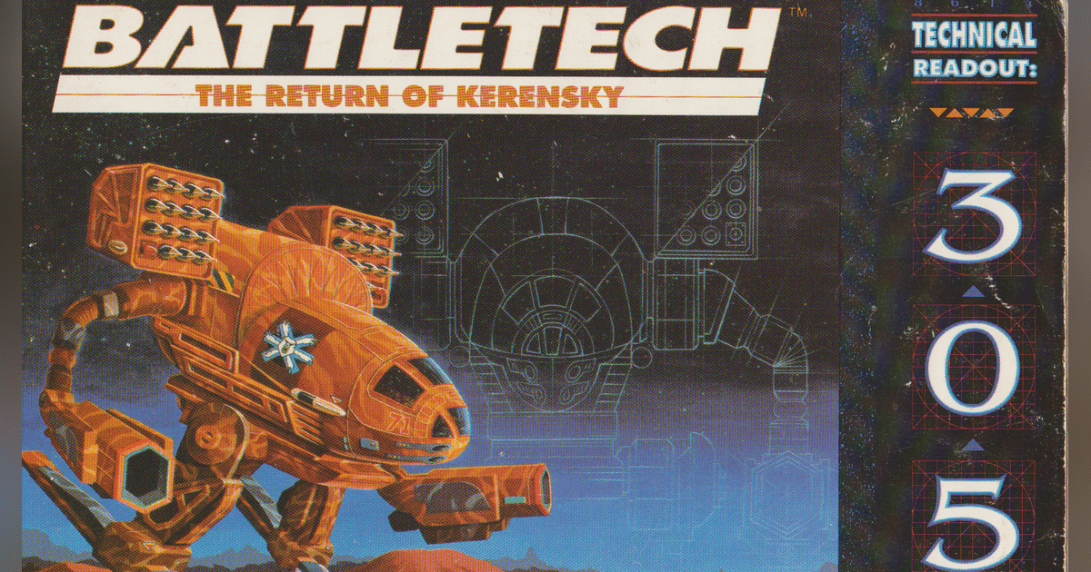 BattleTech Technical Readout: 3050 | Board Game | BoardGameGeek