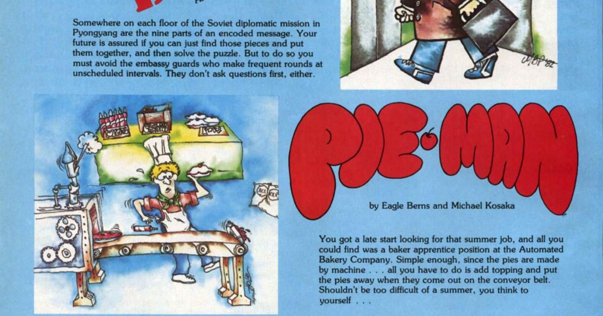 Pie Man | Video Game | VideoGameGeek