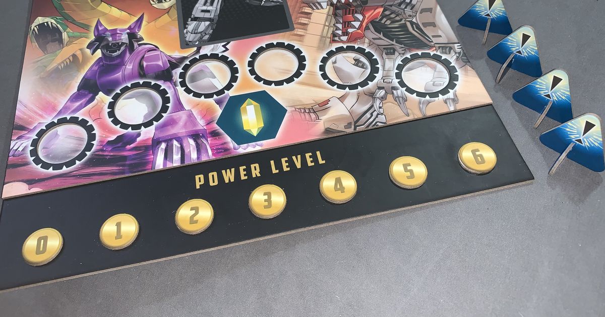 Power Rangers: Heroes of the Grid – Power Board & Panic Token Upgrade ...