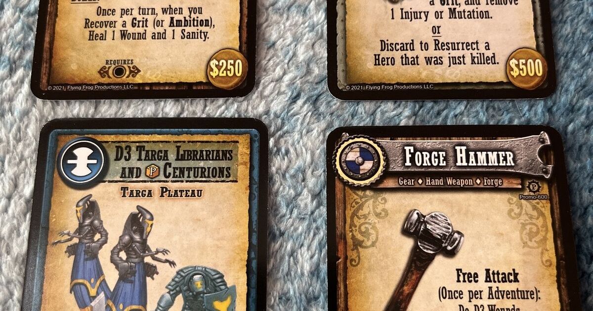 Shadows of Brimstone: Adventures Kickstarter Promo Cards | Board Game ...