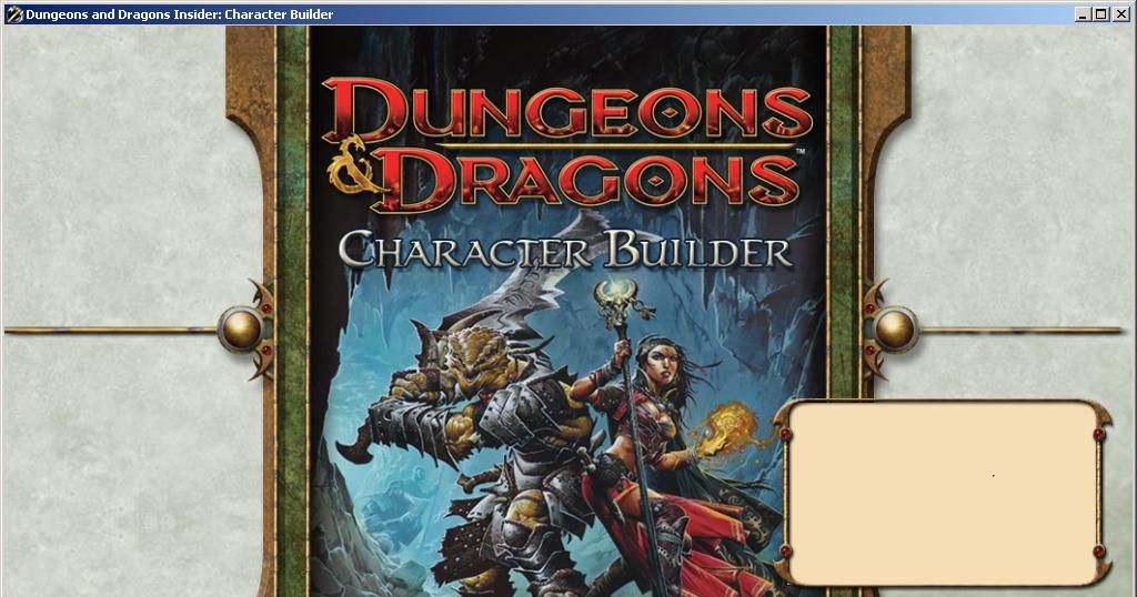 D&D Character Builder (Classic Edition) | RPG Item | RPGGeek