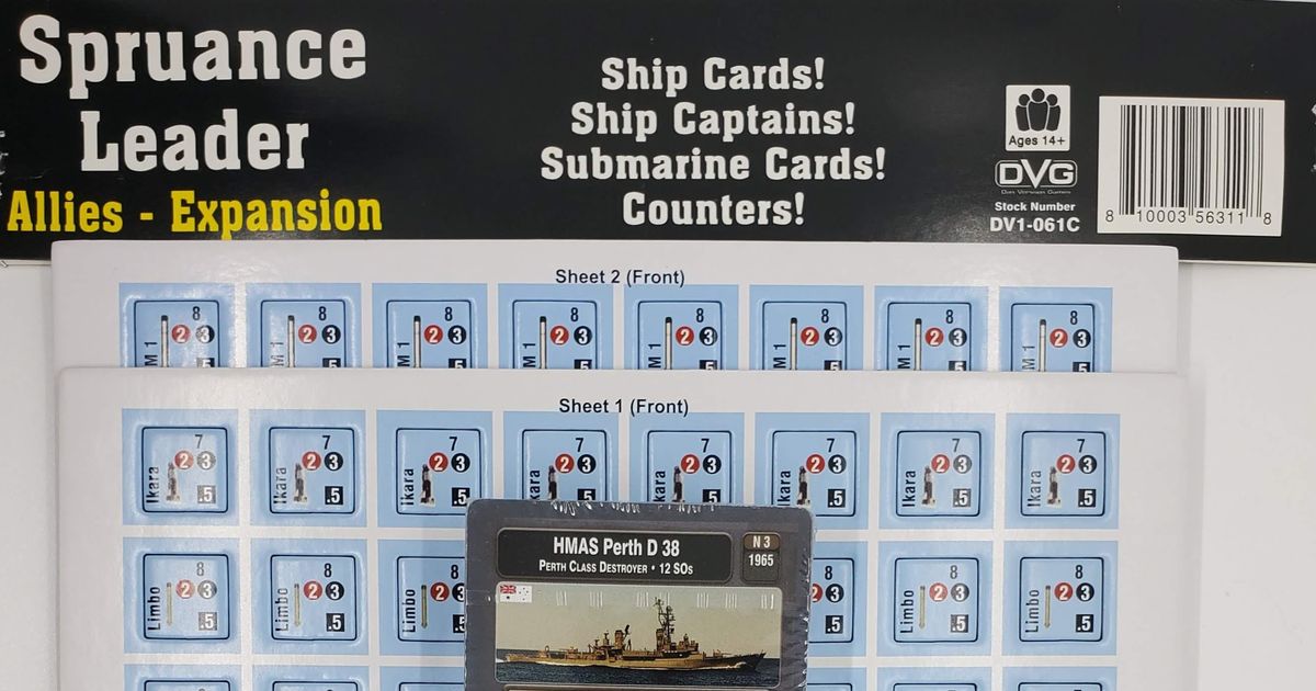 Spruance Leader: Allies Expansion | Board Game | BoardGameGeek