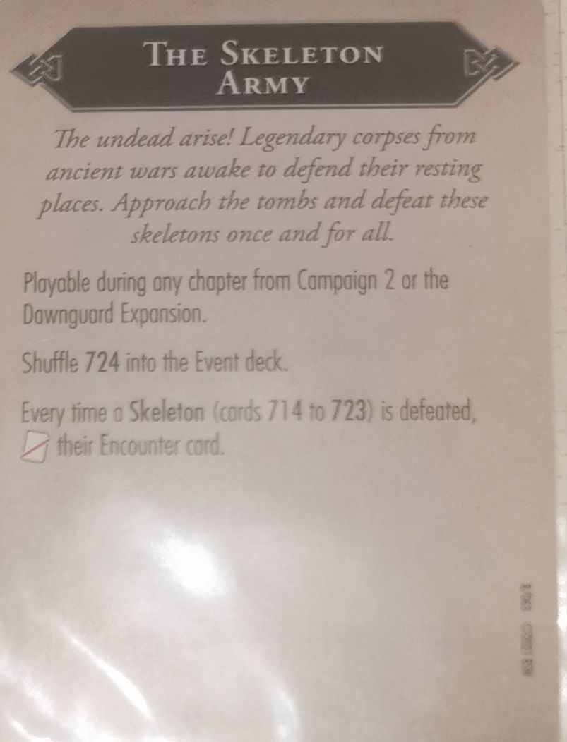 Mini Campaign PDFs | The Elder Scrolls V: Skyrim – The Adventure Game